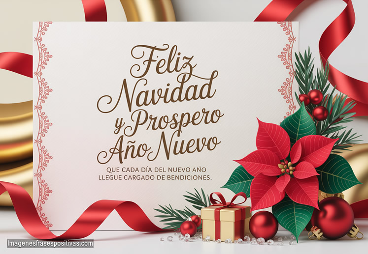 ¡Las mejores frases para felicitar la Navidad y Año Nuevo! - Imágenes y ...
